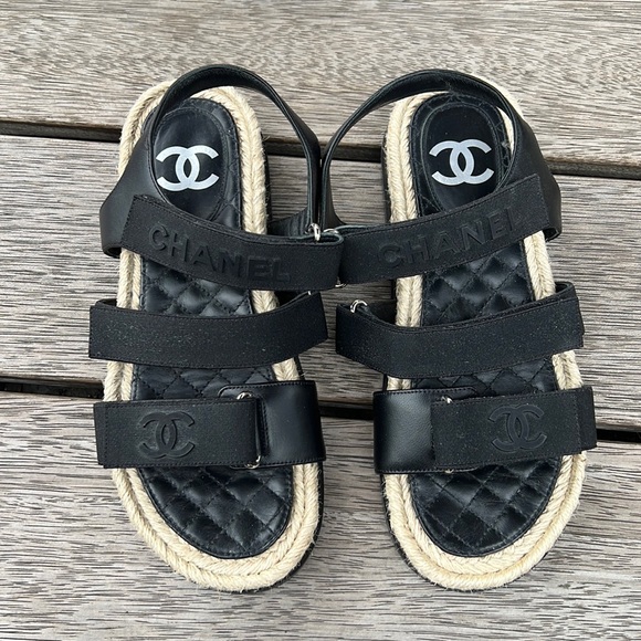 CHANEL | Shoes | Chanel Dad Sandals | Poshmark
